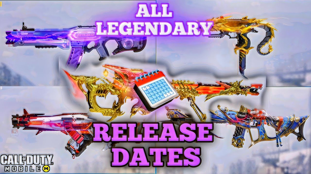🗓️FECHAS LANZAMIENTO 🚨 TODAS LEGENDARIAS Y MÍTICA 🔥 TEMPORADA 1(2023 ...