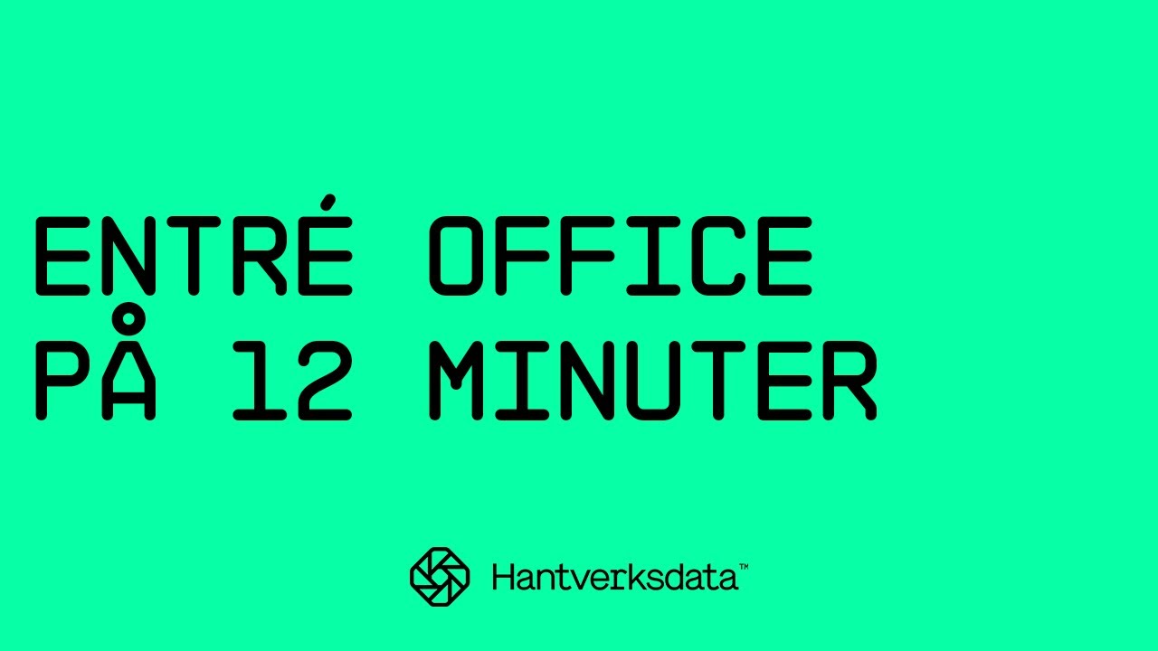 Entré Office på 12 minuter | Eric Lindgren visar - YouTube