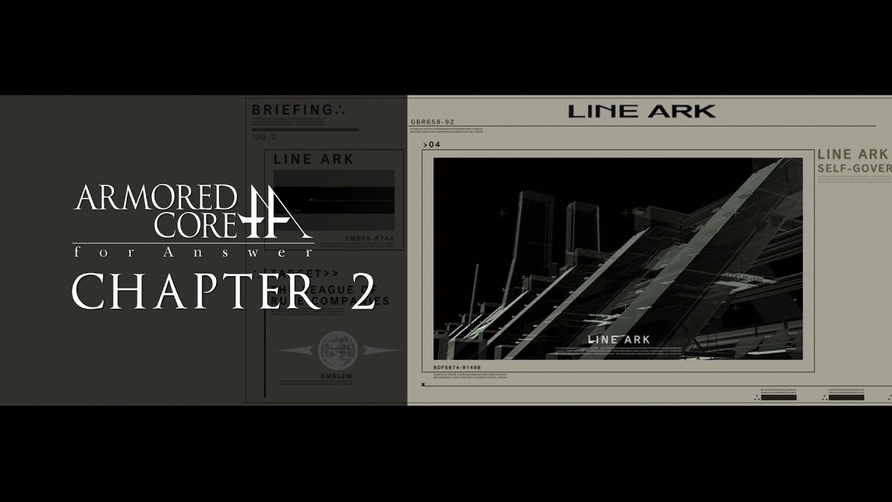 Armored Core FA Chapter 2 : Line Ark // AC playthrough - YouTube
