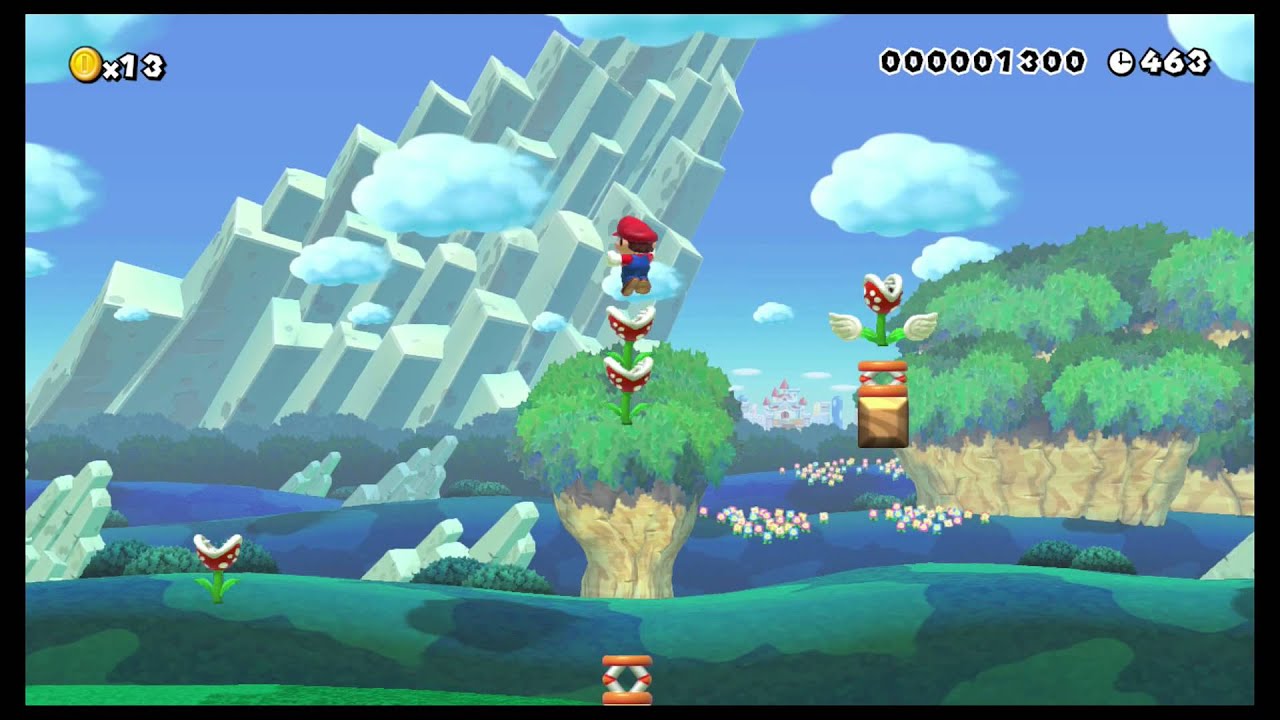 Super Mario Maker Showcase: Spin Jump To Win Jump - YouTube