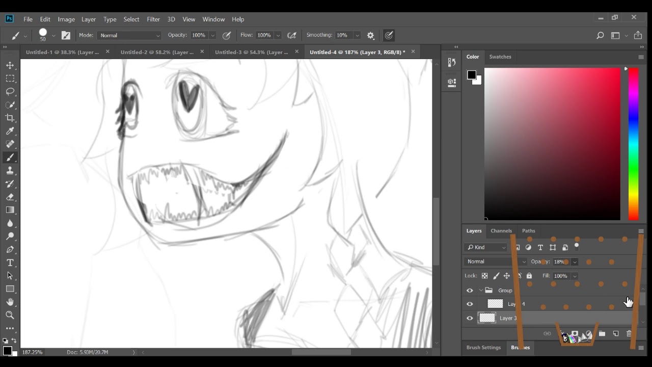 Drawing Stream Highlight 2 - Cordie and Waylon (Cliffside) Fanart - YouTube