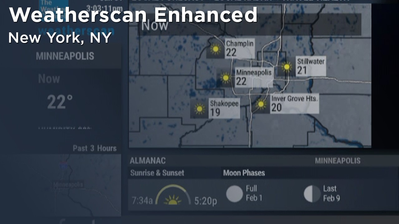 Weatherscan Enhanced - New York, NY - YouTube