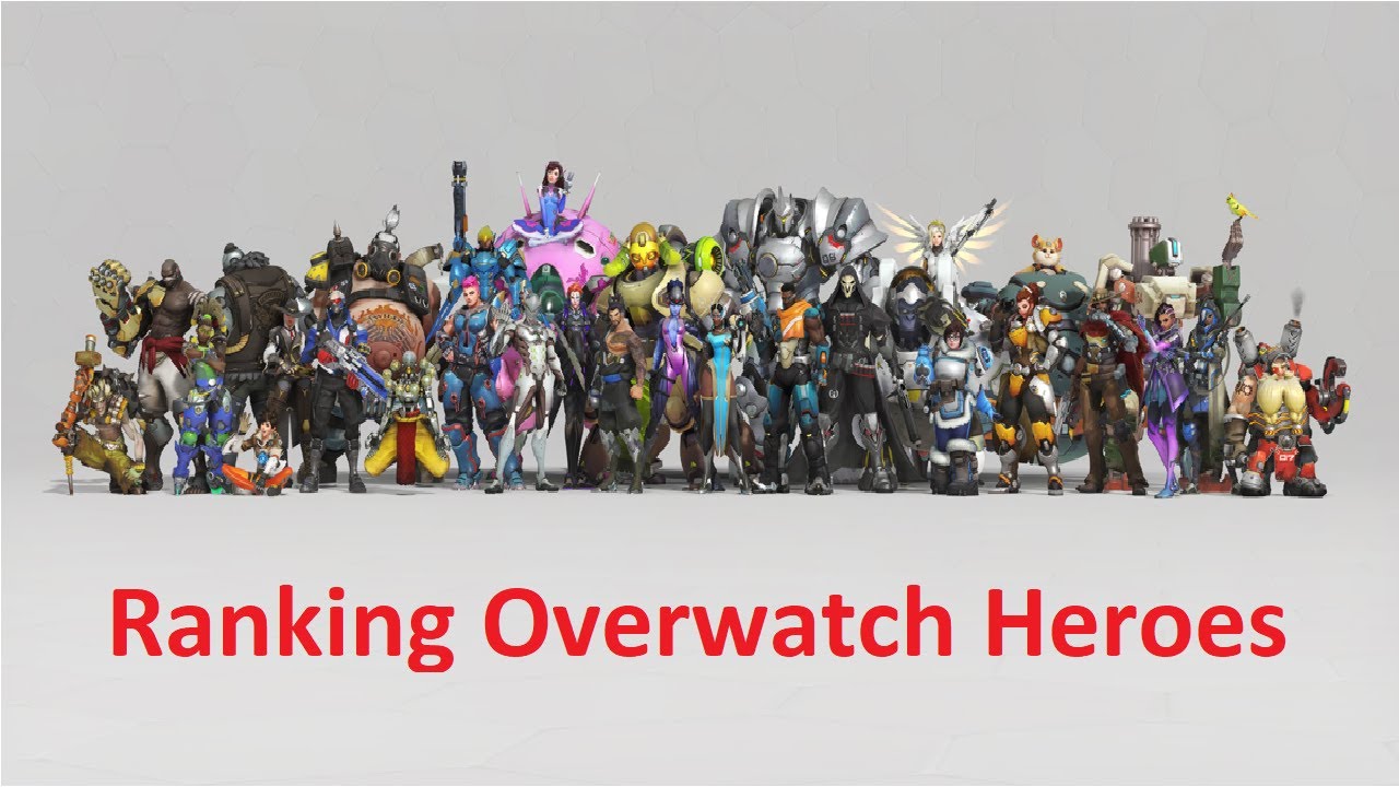 Ranking Overwatch Characters - YouTube