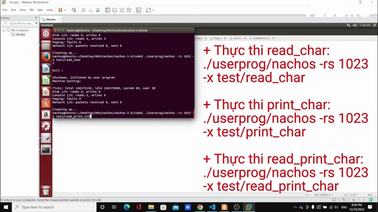 Demo Project 2 Nachos || 2022-2023 || FIT@HCMUS - YouTube