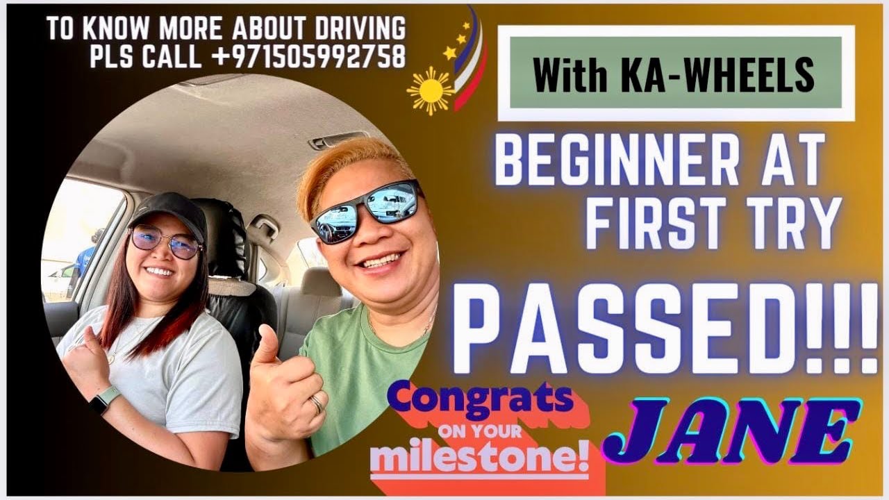 JANE Beginners Pass At FIRST TRY in her smart driving test with ka ...