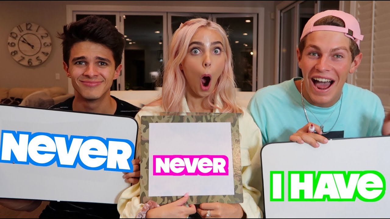 NEVER HAVE I EVER WITH BRENT RIVERA AND BEN AZELART - YouTube