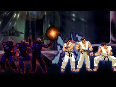 Street Fighter plus Omega God Ryu Vs Omega God Ken - YouTube