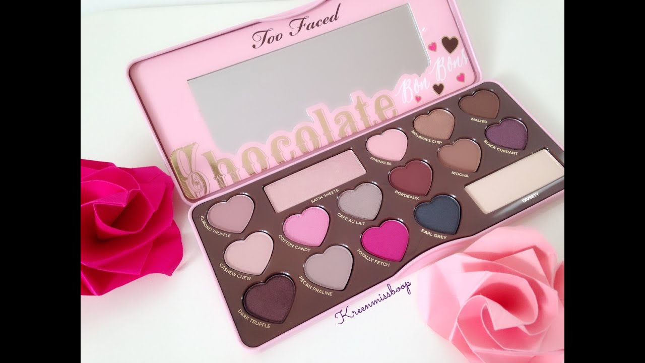 Make Up Chocolate Bon Bons TOO FACED - YouTube