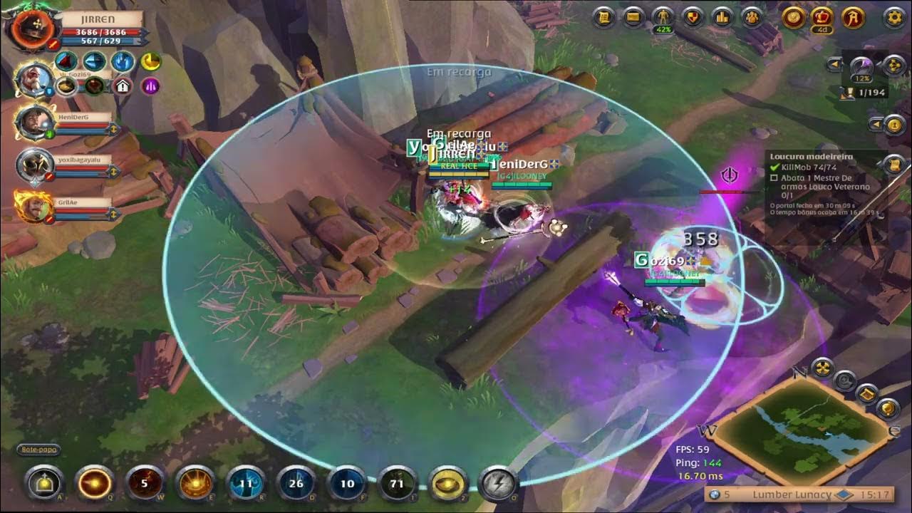 Albion Online HCE LEVEL 13 - LOUCURA MADEIREIRA - YouTube