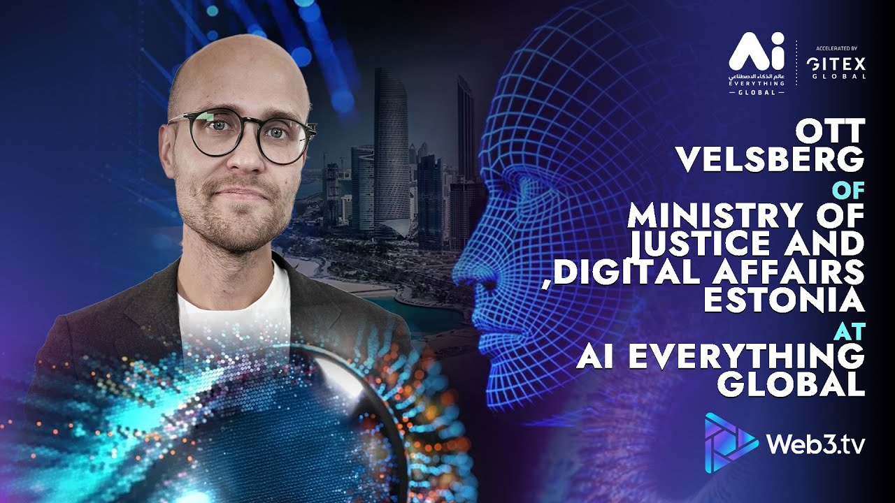 Ott Velsberg, Ministry of Justice and DA, Estonia at Ai Everything ...