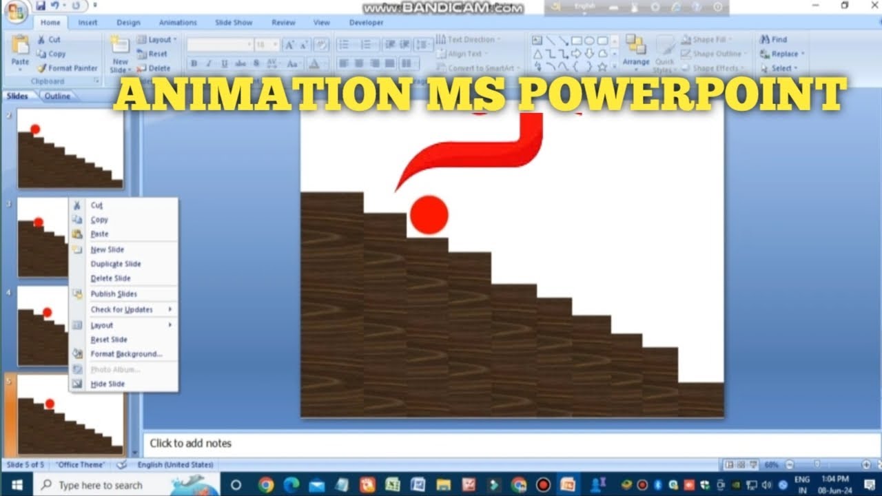 ANIMATION IN MS POWERPOINT - YouTube