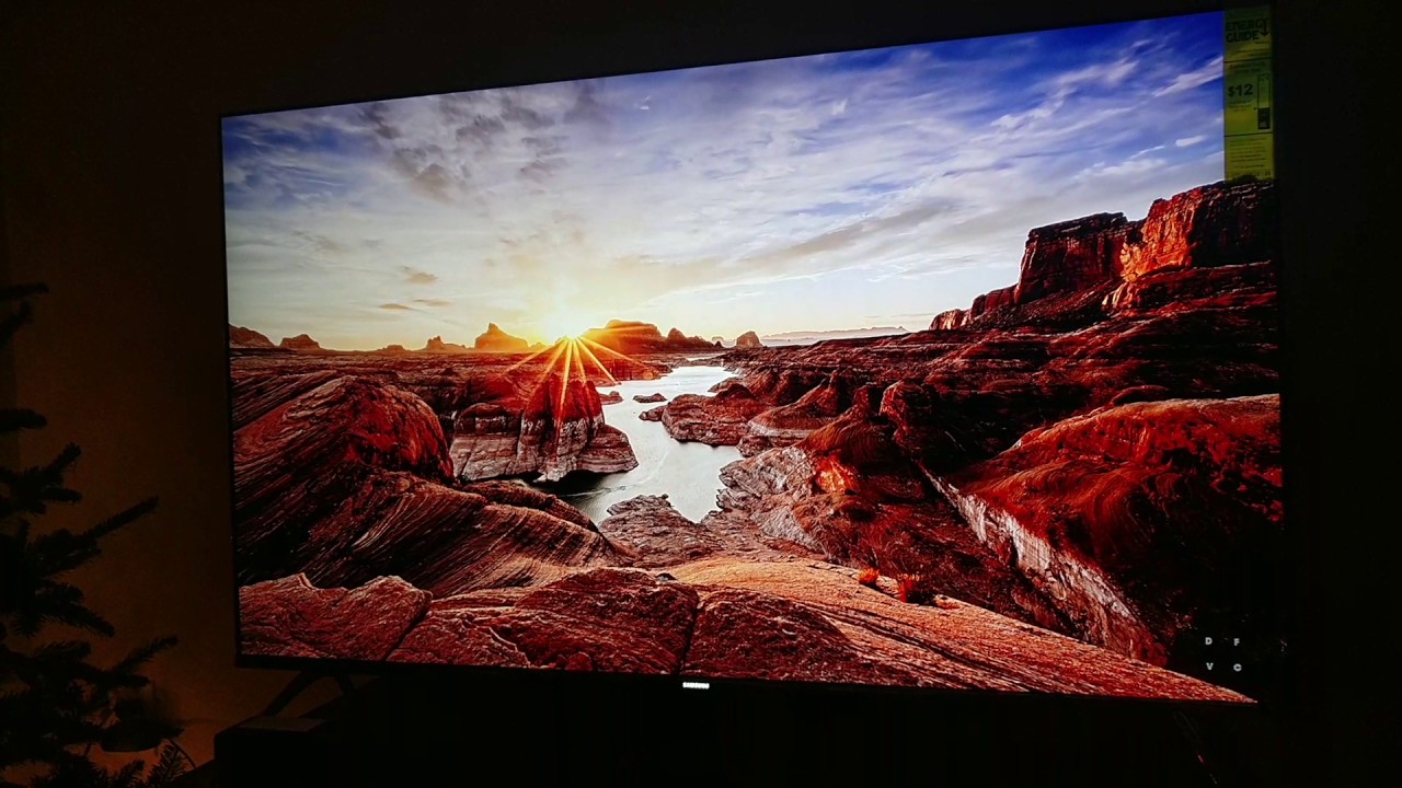Samsung KS8000 4K HDR test - YouTube