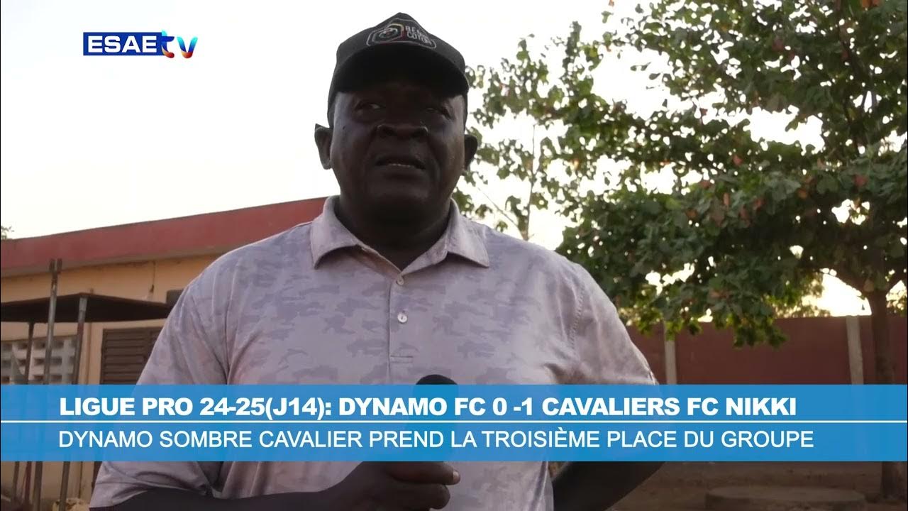 LIGUE PRO 24 -25 (J14) DYNAMO FC (0-) CAVALIERS FC NIKKI - YouTube
