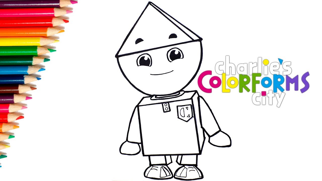 Learn how to draw Charlie's Colorforms City🌈COMO DIBUJAR CHARLIE EN ...