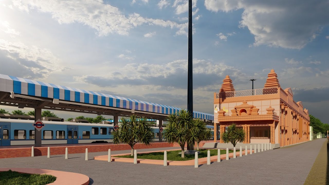 DATIA RAILWAY STATION REDEVELOPMENT WORK NIGHT VIEW.... 🚉🚂 - YouTube