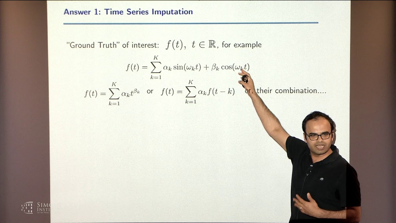Time Series Analysis via Matrix Estimation - YouTube