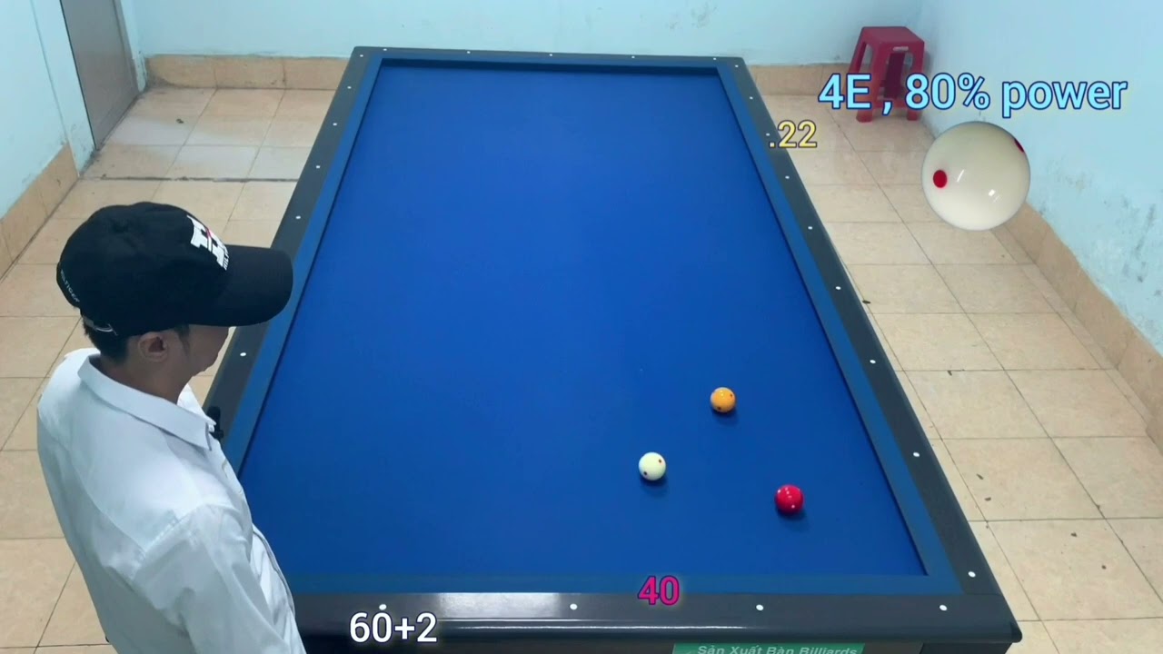 Bida 3 băng| Bộ số 50 với góc bi chủ lớn hơn 60 đánh về băng 4 sử dụng ...