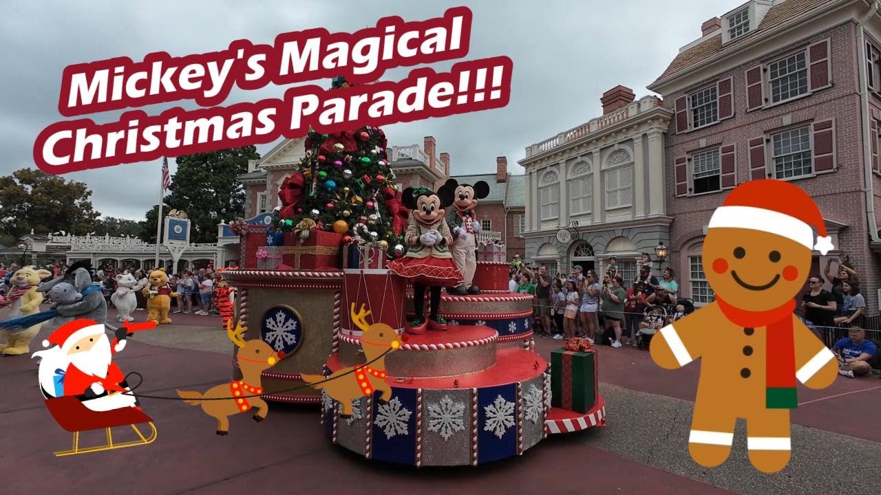 DISNEY'S MAGICAL CHRISTMAS DAY PARADE - TV TAPING - FULL PARADE!! - YouTube