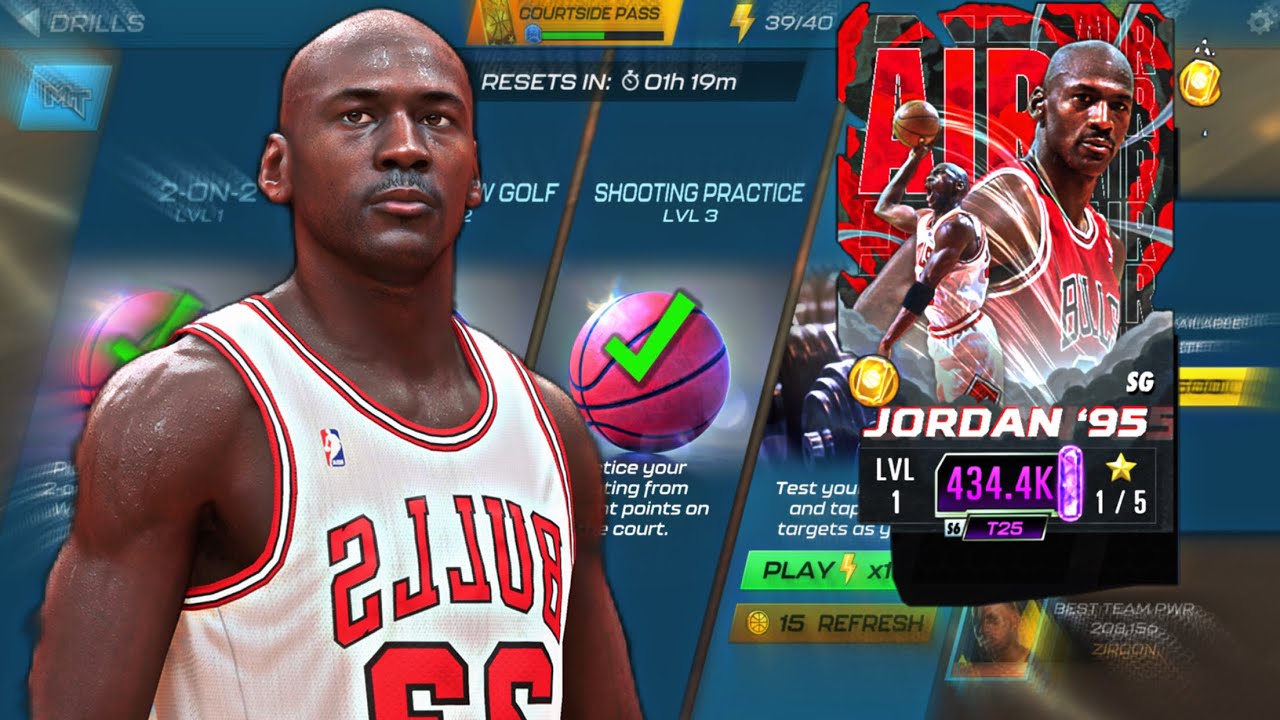 I PLAYED WITH MICHEAL JORDAN ON NBA 2K24 MOBILE - YouTube