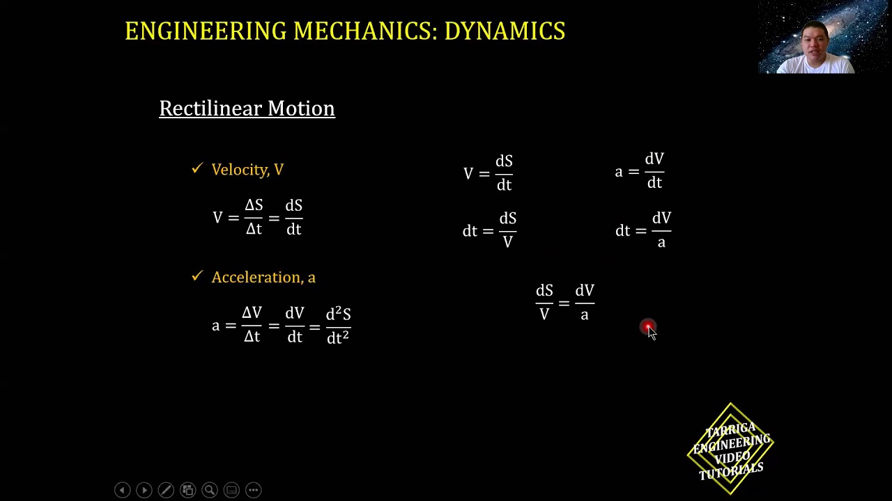Dynamics | Rectilinear Motion - Part 1 | - YouTube