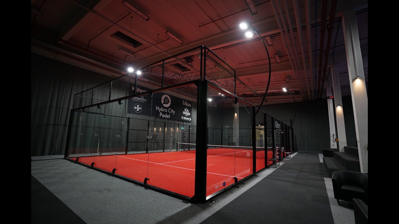 Nybro City Padel is a JUBO PADEL project - YouTube