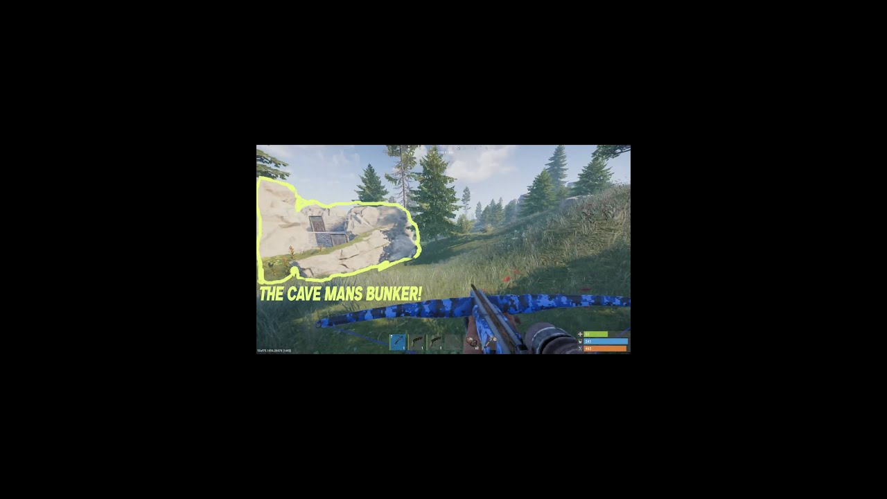 The Cave Bunker Base - Rust Movie - YouTube