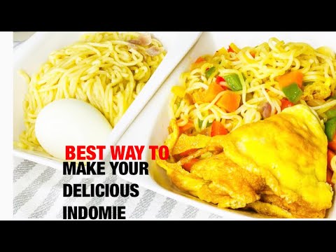 How to make the best delicious indomie in ten minutes// healthy way of ...