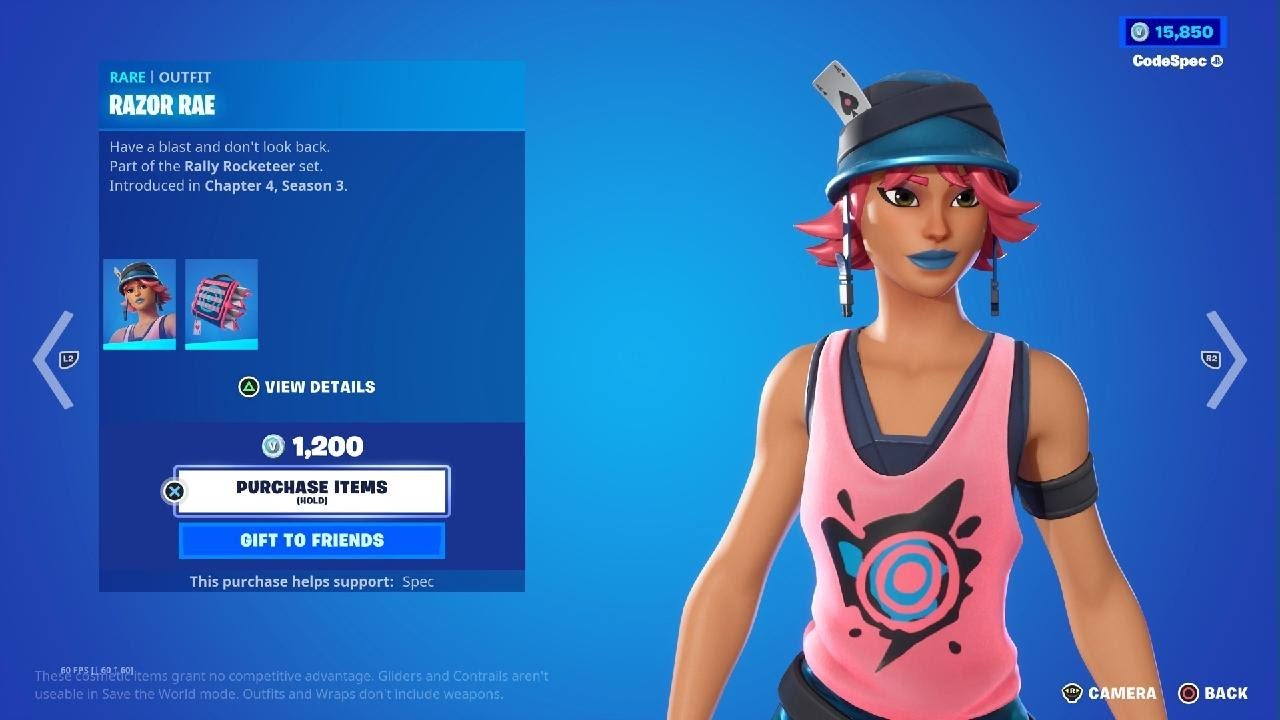 *NEW* Razor Rae Skin! (Fortnite Battle Royale) - YouTube