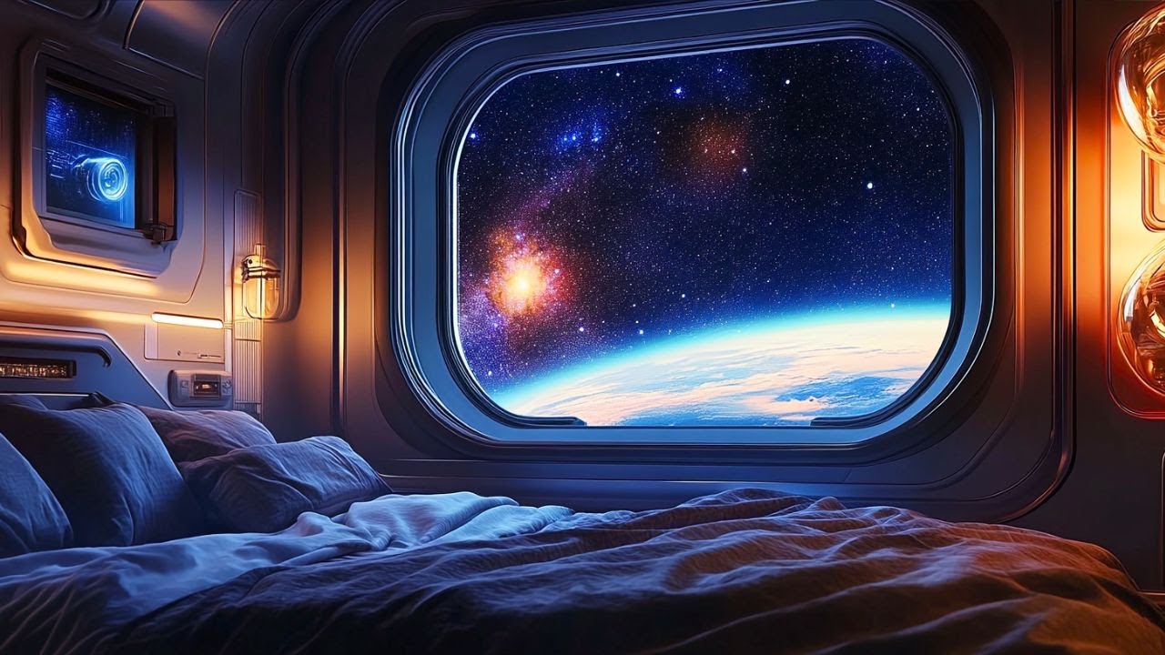 🔴 Space Background Music MIX 24/7 Space Scene Deep Relaxation and Good ...