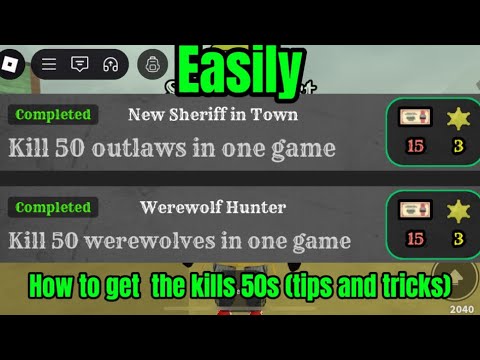 How to easily beat the kill 50 werewolves and outlaws in dead rails ...