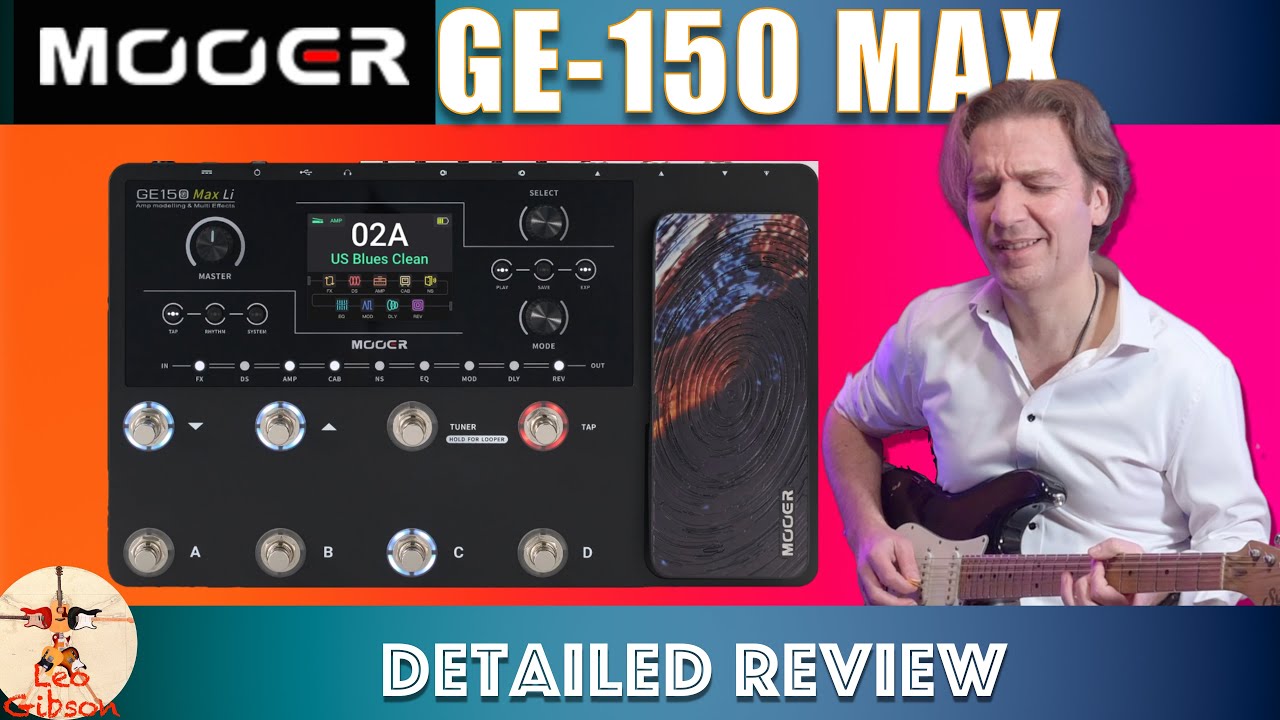 Mooer GE 150 MAX: Demo and Review (vs real tube amp) - YouTube