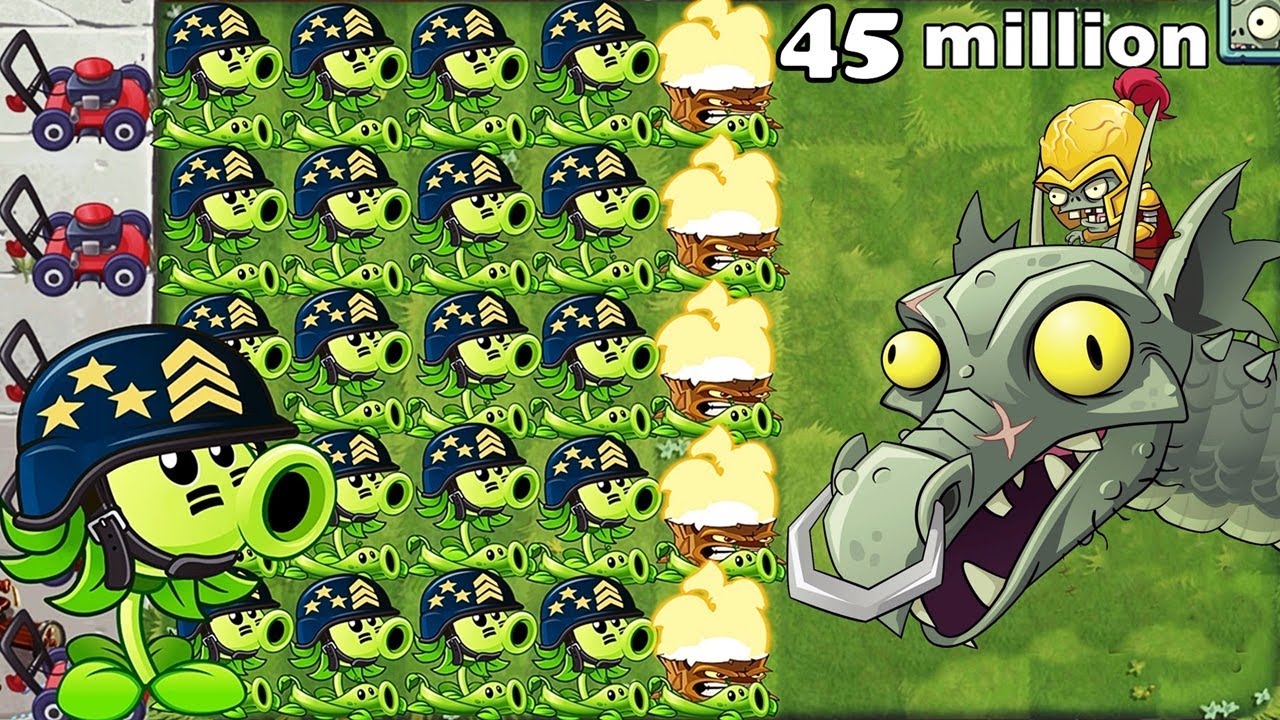 PvZ2 Arena: Week 336, Fire Peashooter Tournament vs ZOMBOSS 45m - YouTube