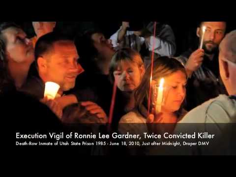 1of 3 The Execution Vigil of Ronnie Lee Gardner, Twice Convicted Killer ...