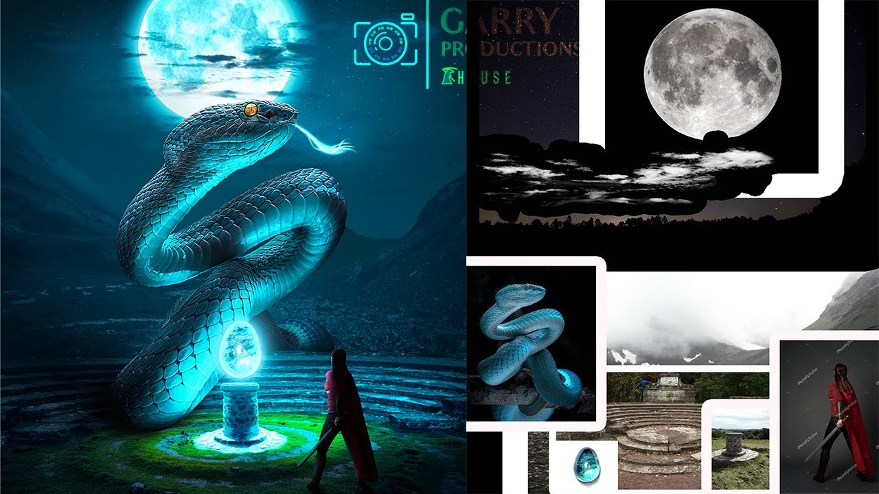 Snake Photoshop Manipulation -[Speed art ] [Photoshop Tutorial | Photo ...