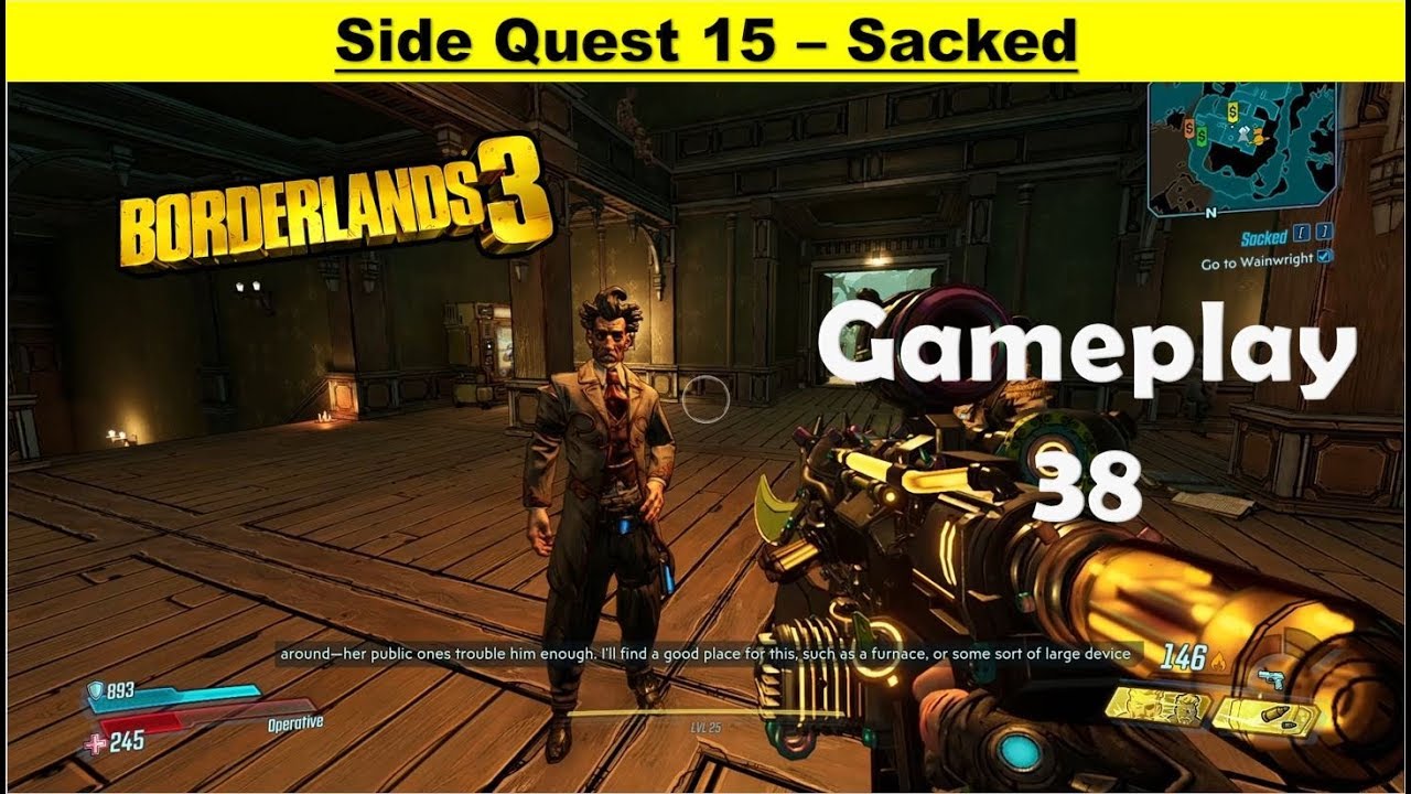 Borderlands 3 Side Quest - Sacked | Gameplay Walkthrough part 38 - YouTube