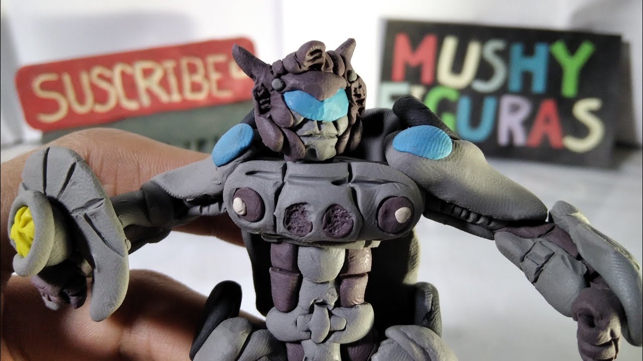 Jazz (Transformers) de plastilina/How to make Jazz with clay sculpting ...