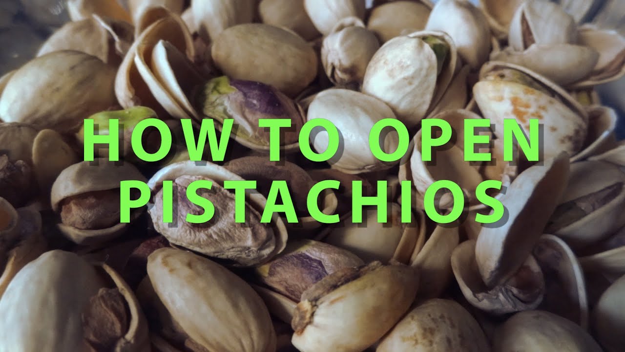 How to Open Pistachio Nuts - YouTube