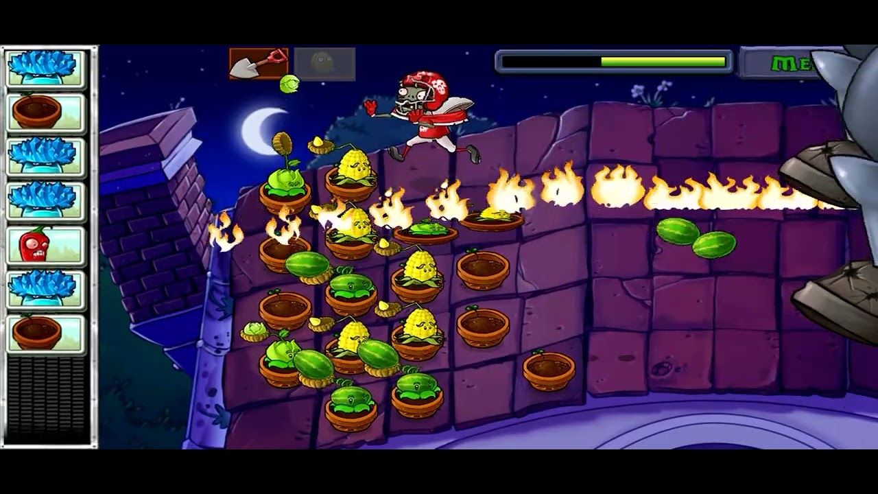 Plants Vs. Zombies | Roof Level 10 - YouTube