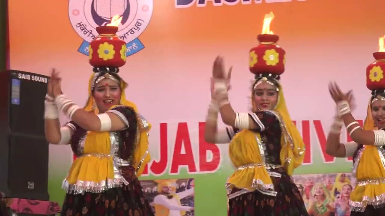 Dasmesh Girls College Mukerian * Topper * HARYANVI FOLK DANCE * zonal ...