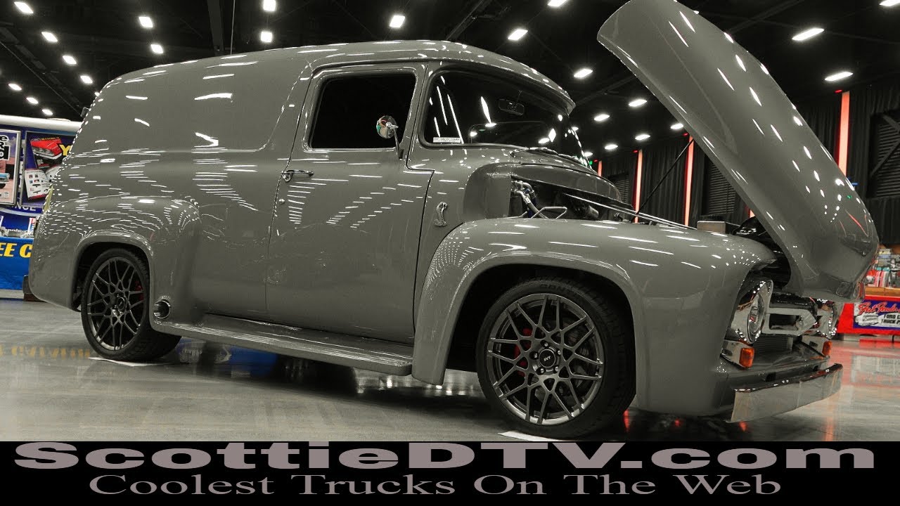 1956 Ford F100 Panel Truck Street Truck - YouTube