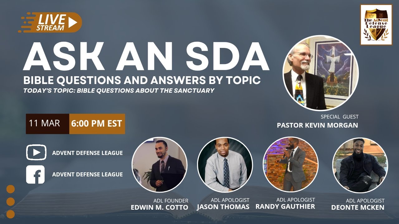 ASK AN SDA: BIBLE QUESTIONS BY TOPIC: THE SANCTUARY (03/11/2023) - YouTube