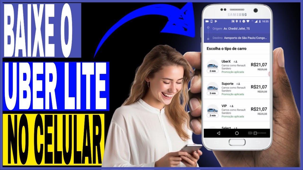 Como Baixar o UBER Lite no Celular Android - YouTube