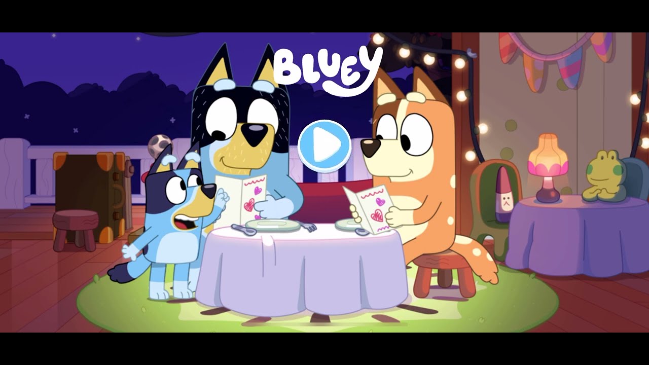 Bluey: Let's Play Part 1 - Bluey and Bingo explore the kitchen and ...