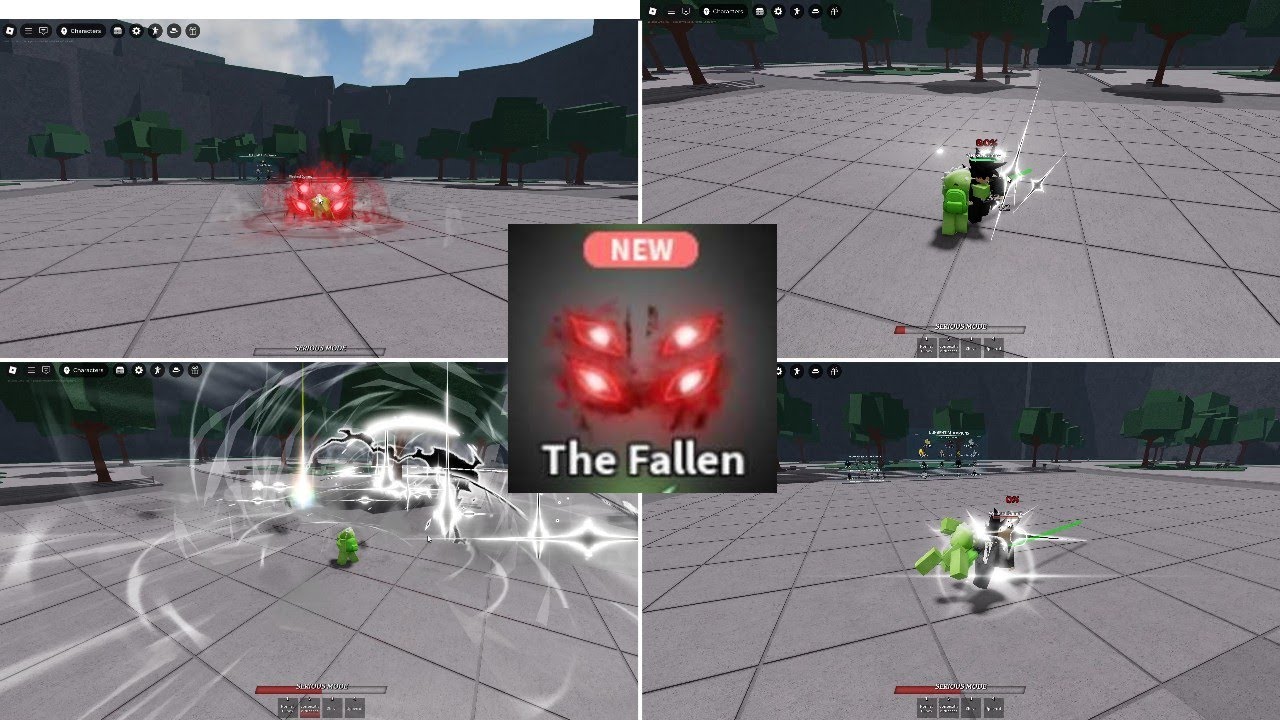 the fallen emote showcase / The Strongest Battleground - YouTube