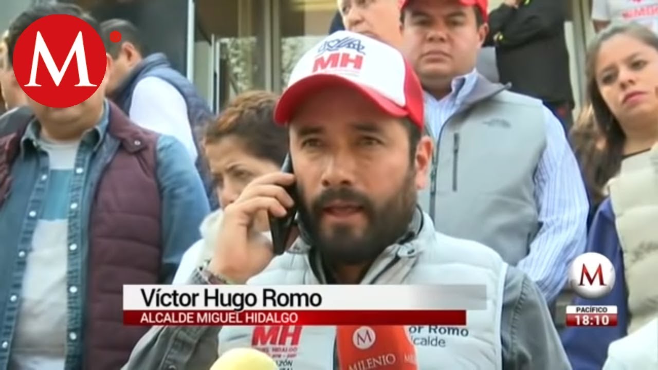 Liberan a Víctor Hugo Romo, alcalde de Miguel Hidalgo - YouTube