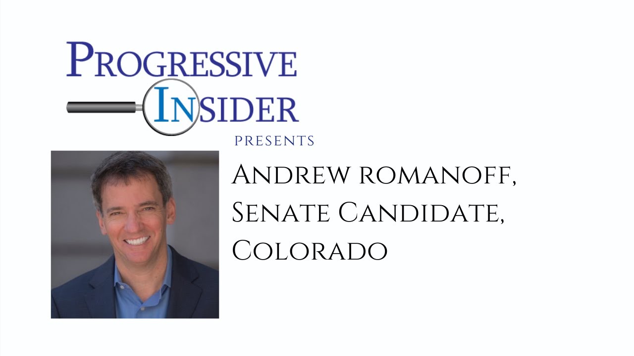 Andrew Romanoff Senate Candidate for Colorado - YouTube