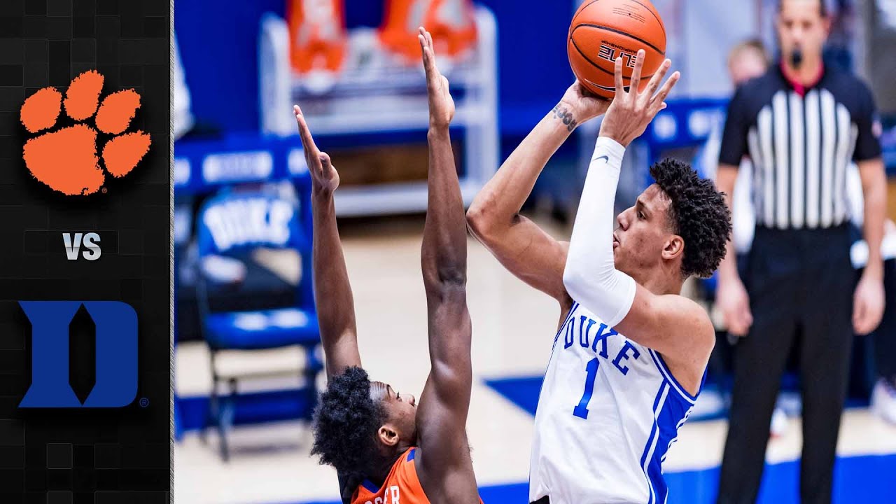 Clemson vs. Duke Men's Basketball Highlights (2020-21) - YouTube