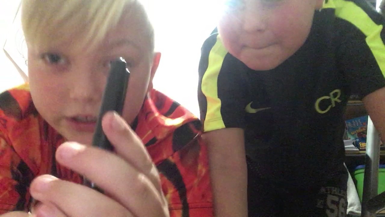 SHARPIE SHOCK/NORMAL MARKER PEN CHALLENGE !!!!!!! - YouTube