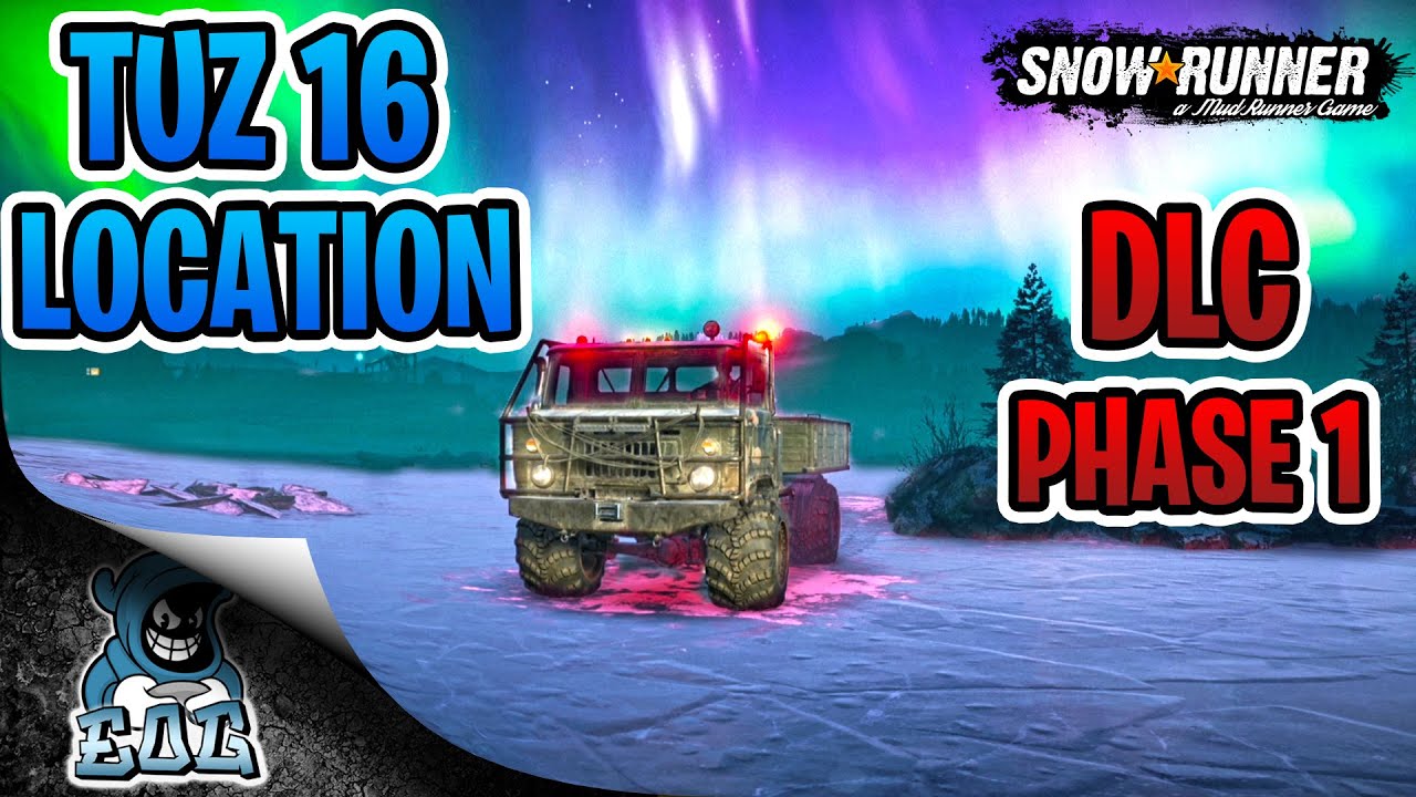 Snowrunner TUZ 16 Actaeon Location (DLC Phase 1) - YouTube