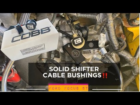Cobb Solid Shifter Cable Bushings INSTALL on Ford Focus ST 2015 ...